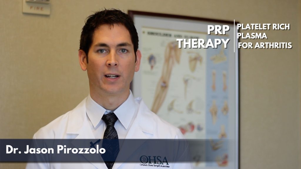 Platelet Rich Plasma Therapy for Arthritis | Dr. Jason Pirozzolo
